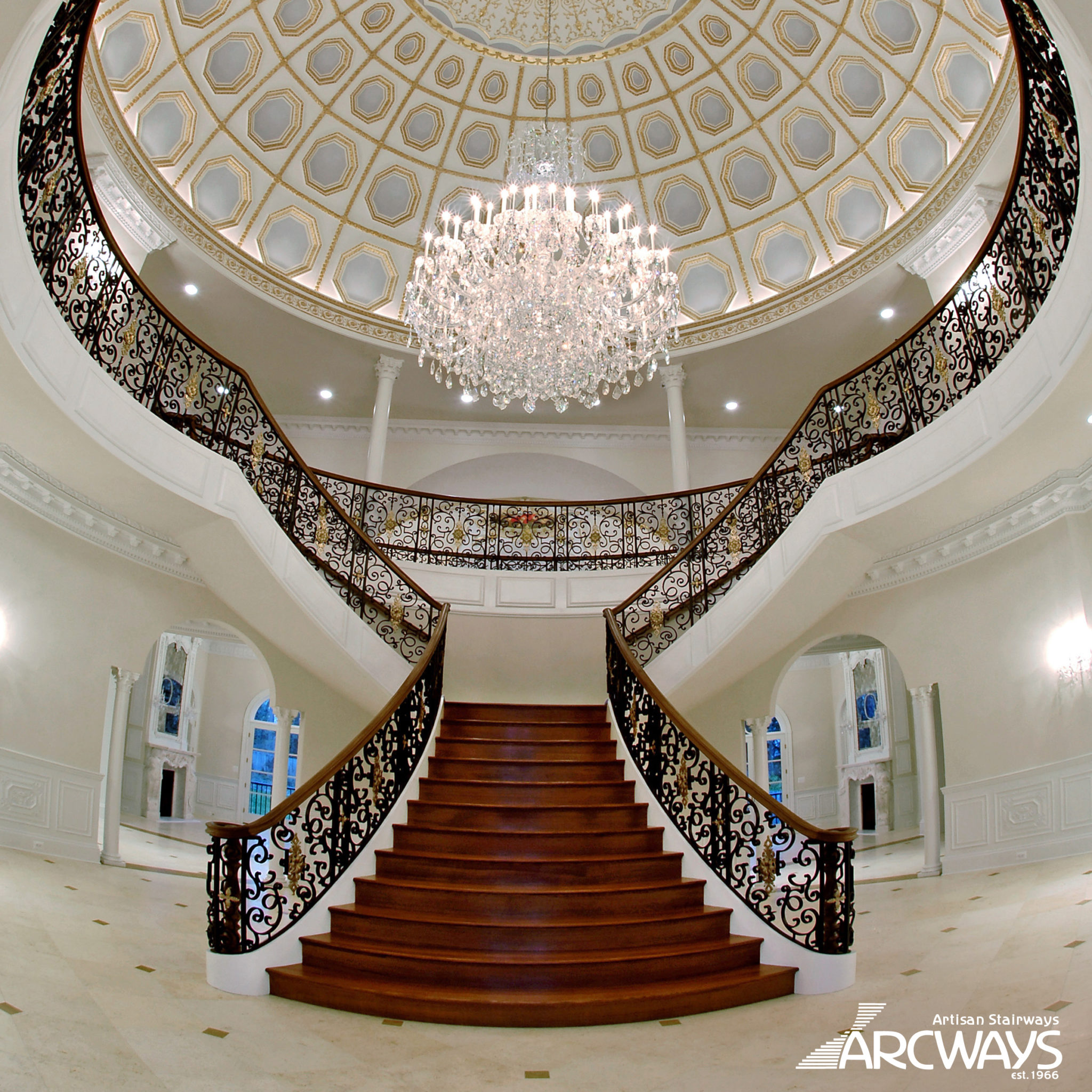 Timeless Classical and Traditional Custom Staircases by Arcways