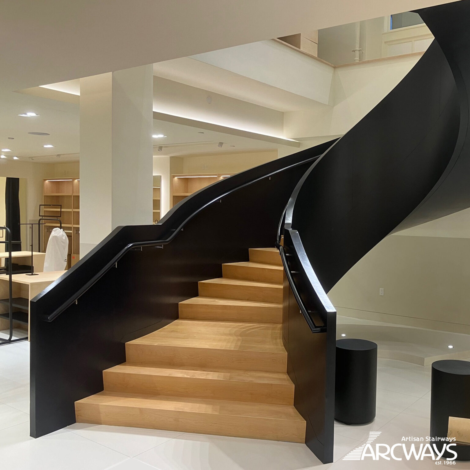 Commercial Stairs: Curved, Spiral, & Straight Staircases