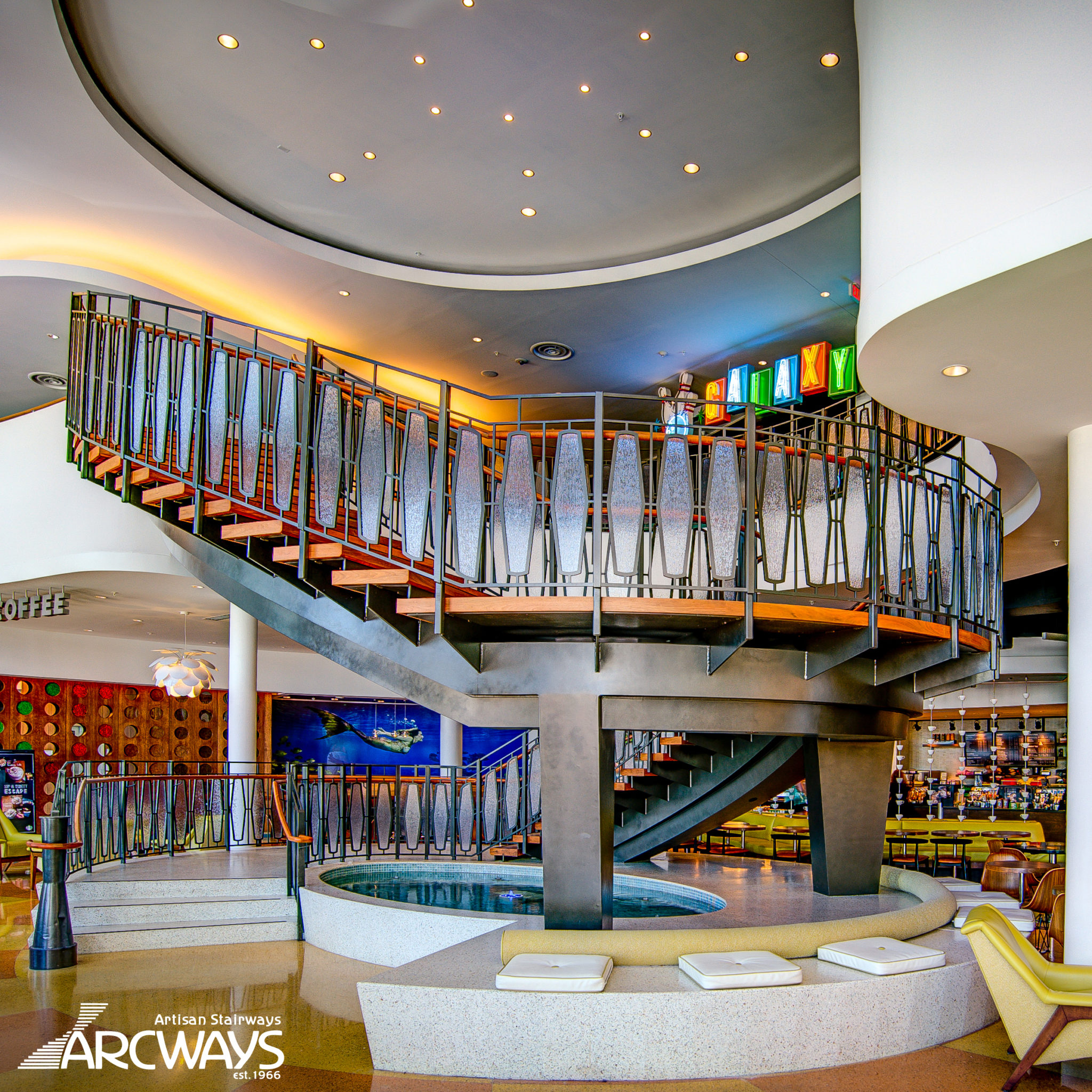 Commercial Stairs: Curved, Spiral, & Straight Staircases