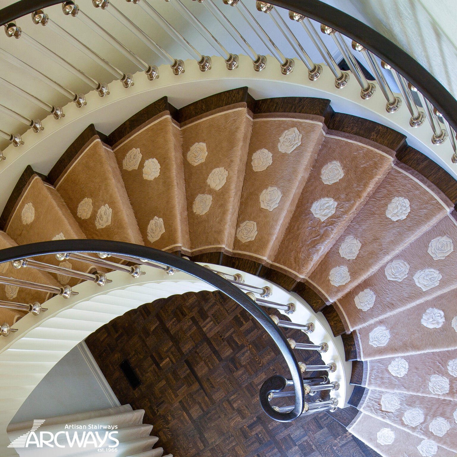 Custom Stairs in Texas : Custom Spiral & Curved Stairs