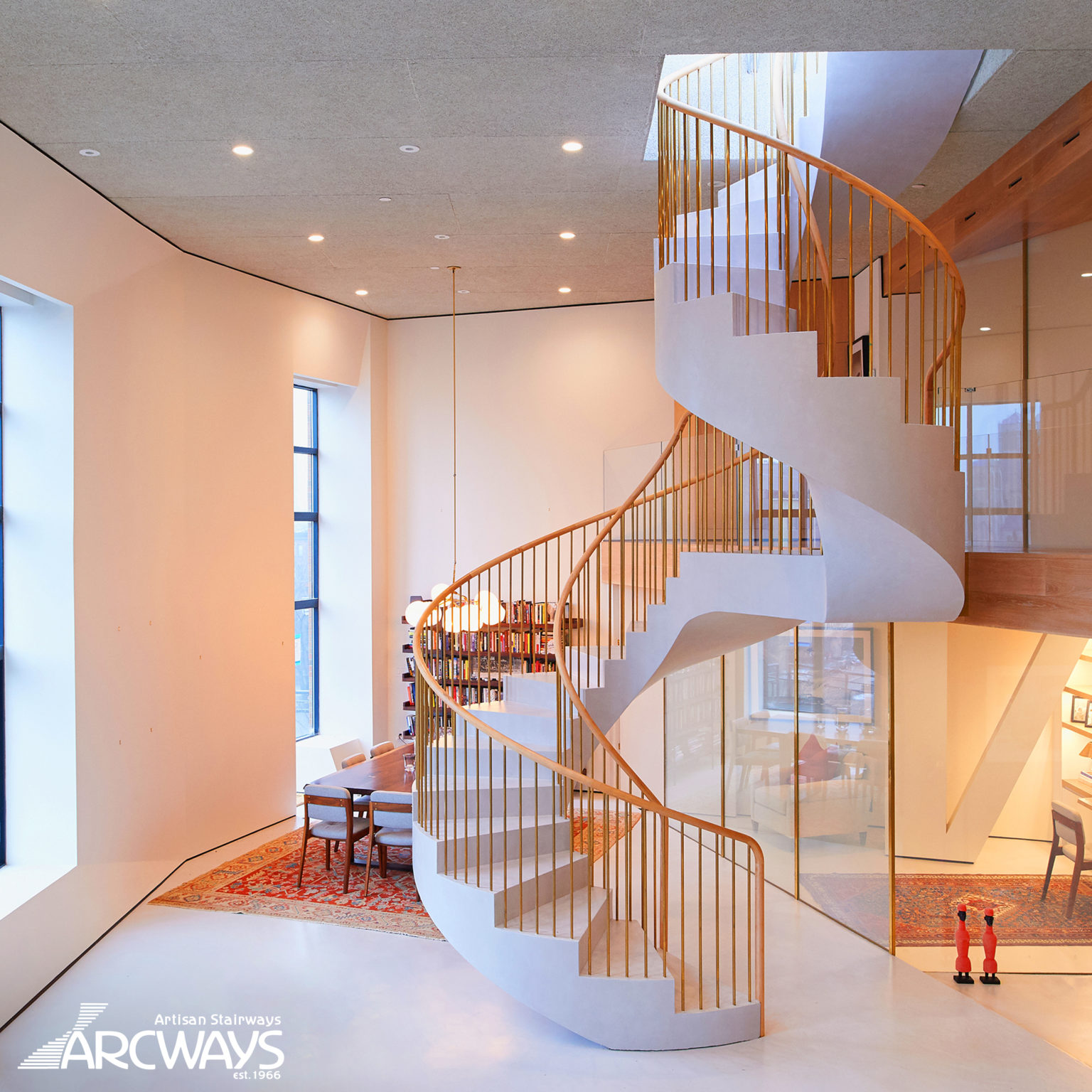 Floating Stairs by Arcways: Modern Stairways with Impact