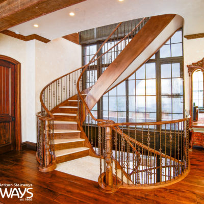 Elliptical Stairways and Skewed Stairs