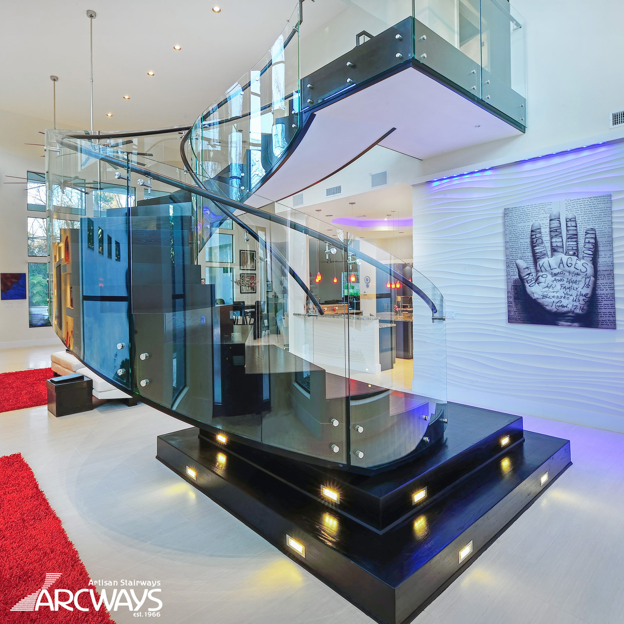 Floating Stairs by Arcways: Modern Stairways with Impact