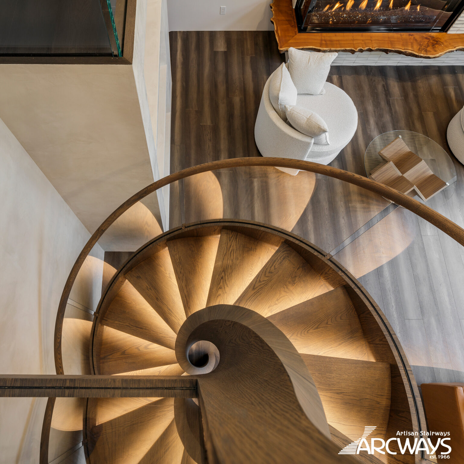 Double Helix Staircases & Helical Stairs by Arcways