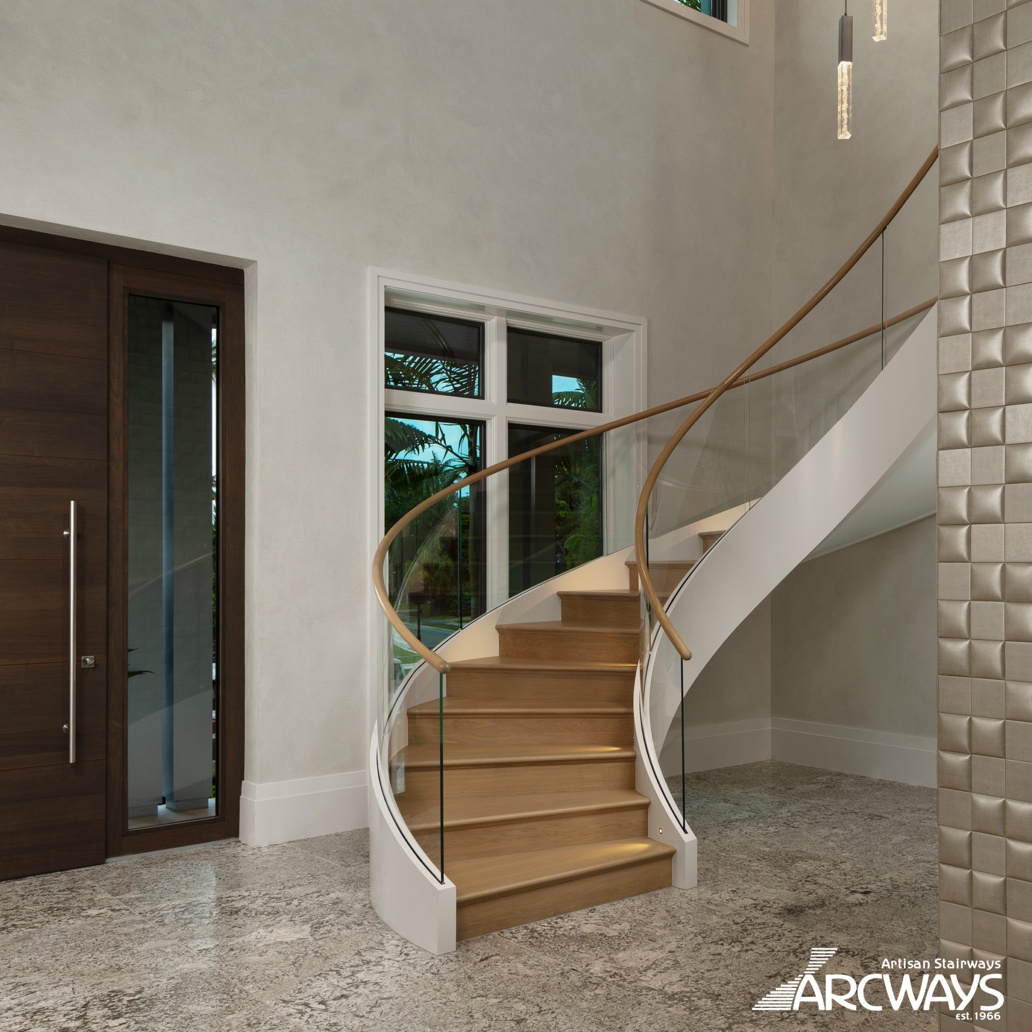 Elliptical Stairways and Skewed Stairs