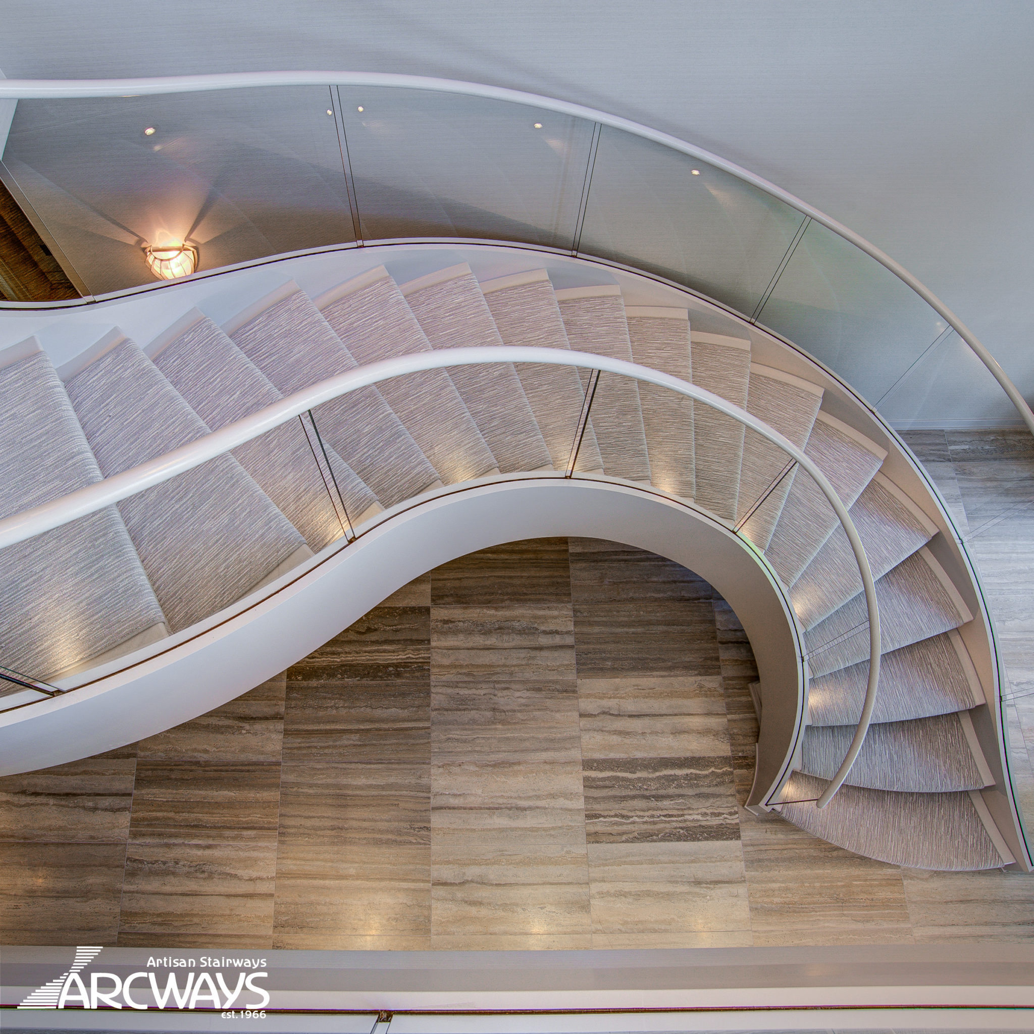Custom Details: Stairs with Integrated LED Lighting by Arcways