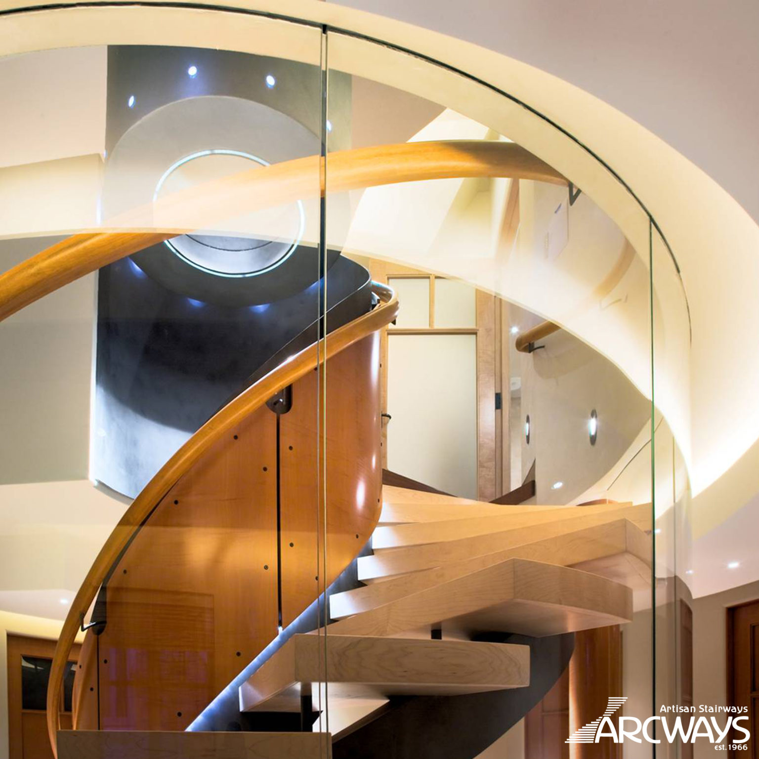 Floating Stairs by Arcways: Modern Stairways with Impact