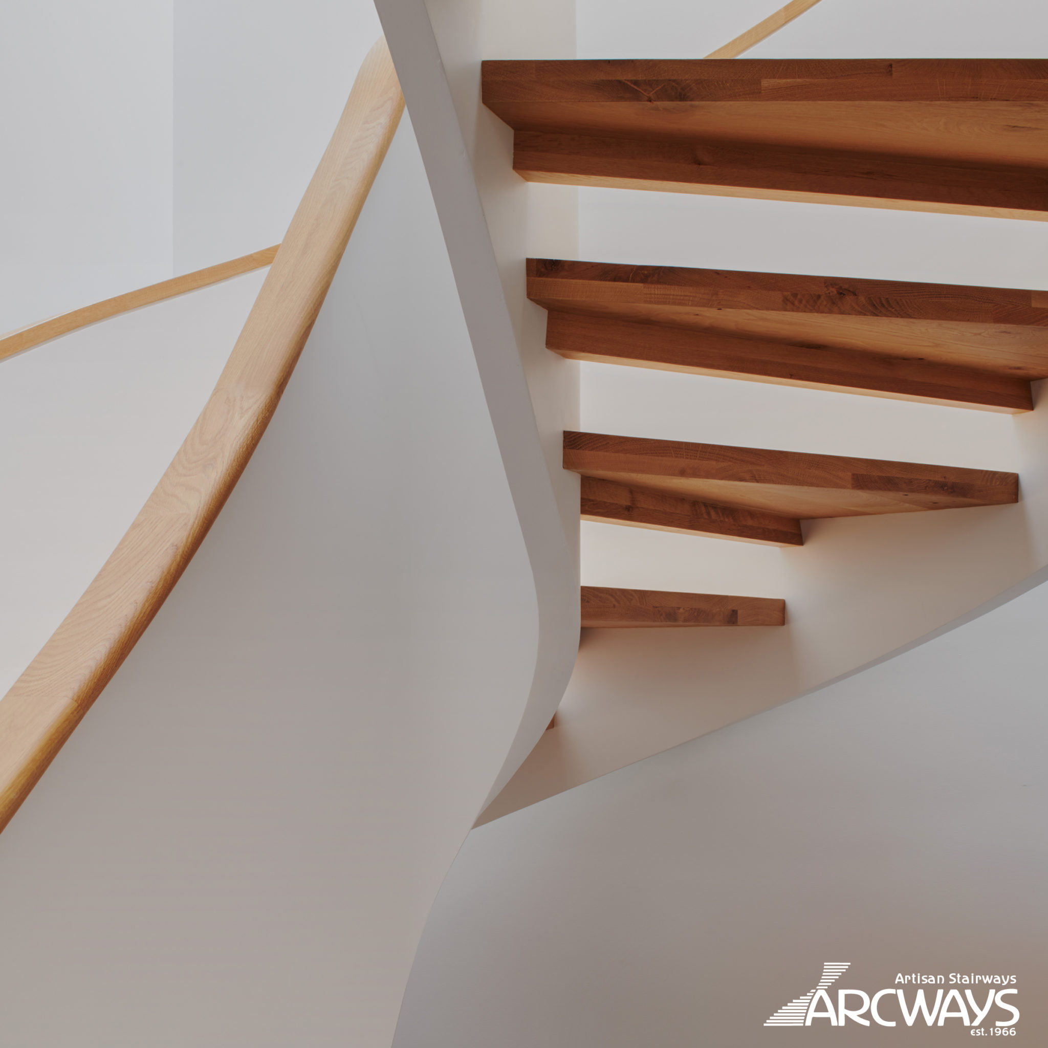 Double Helix Staircases & Helical Stairs by Arcways