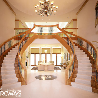 Custom Stairs in Texas : Custom Spiral & Curved Stairs