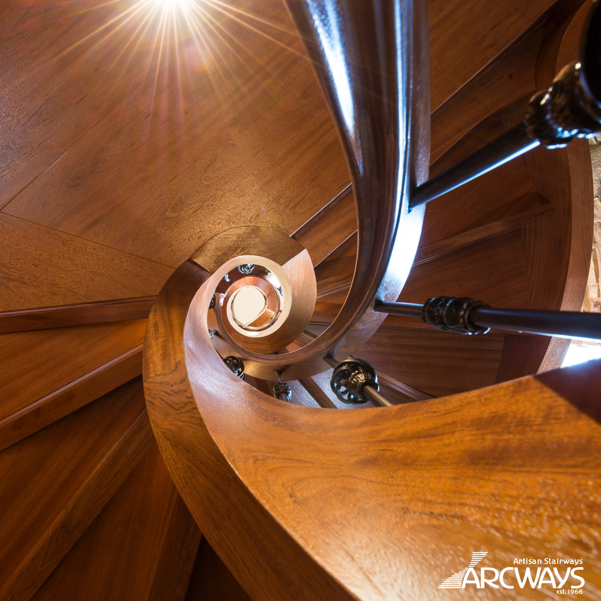 Double Helix Staircases & Helical Stairs by Arcways