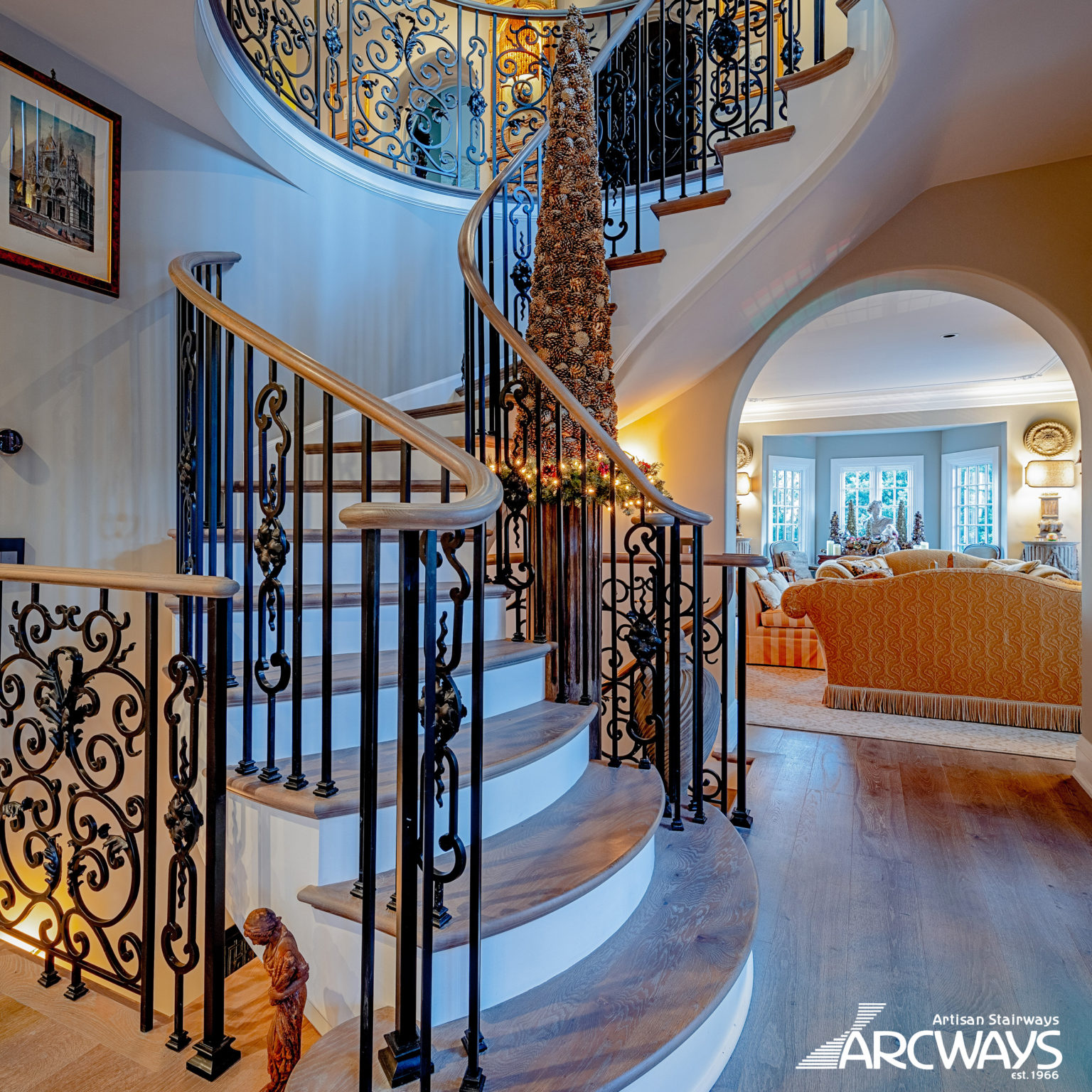 Timeless Classical and Traditional Custom Staircases by Arcways