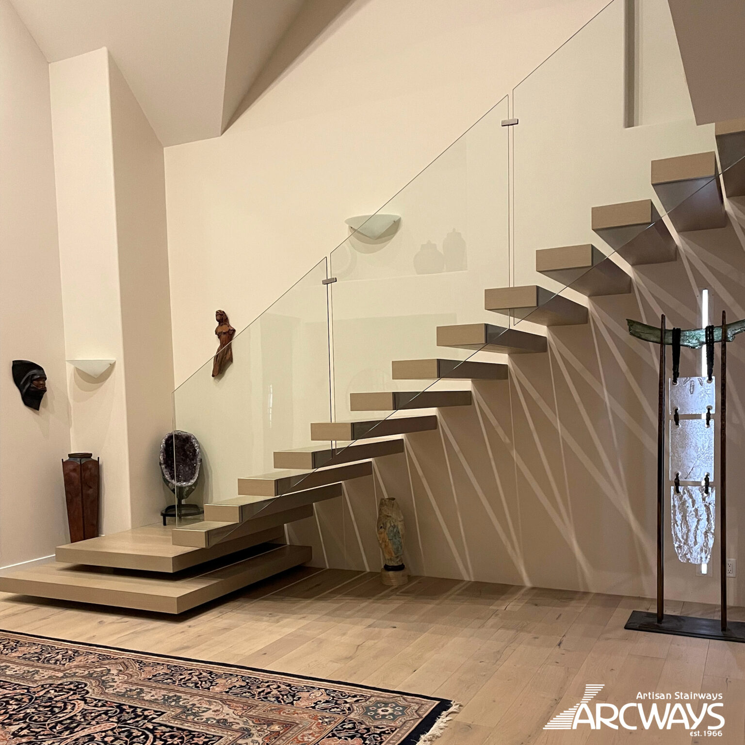 Floating Stairs by Arcways: Modern Stairways with Impact