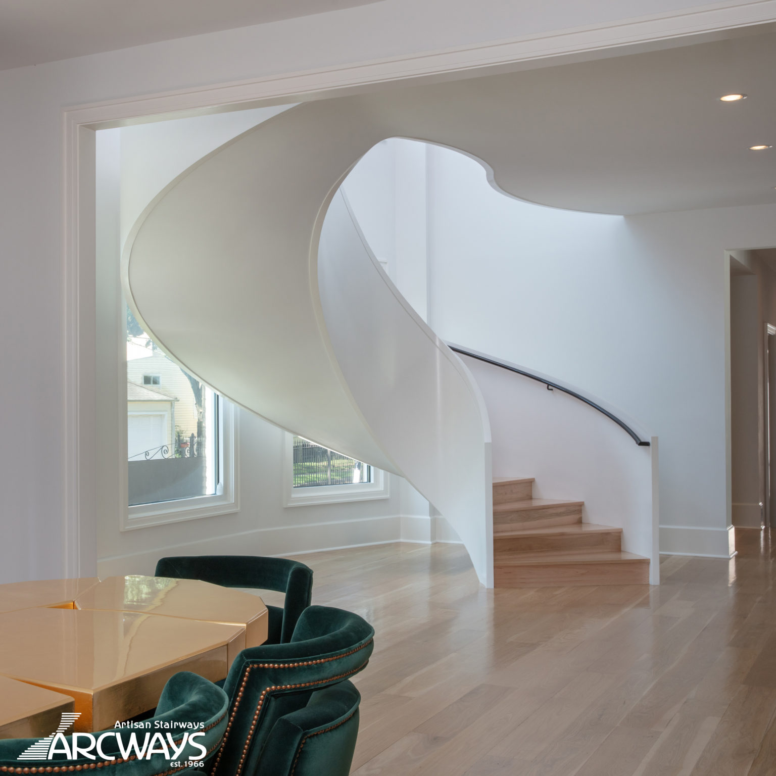 Double Helix Staircases & Helical Stairs by Arcways