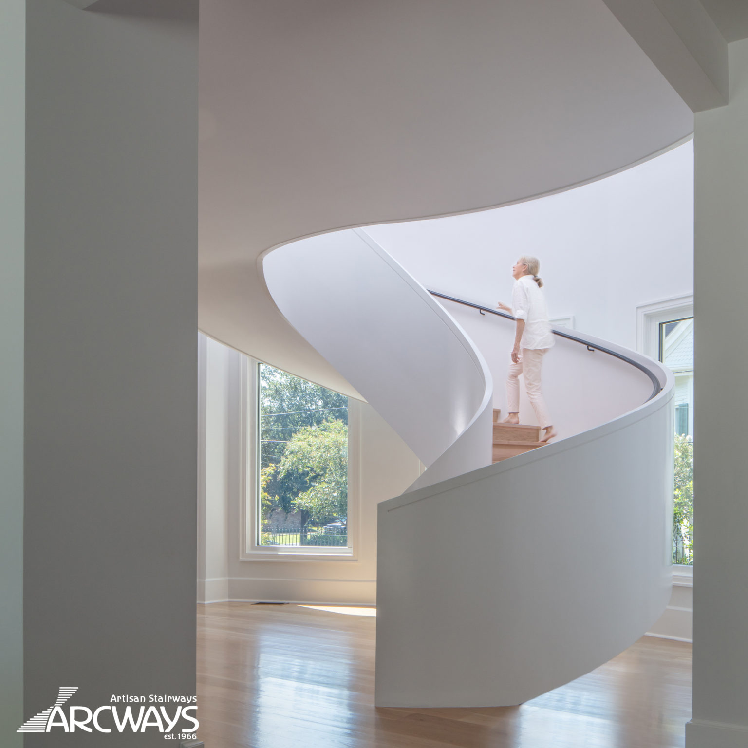 Elliptical Stairways and Skewed Stairs