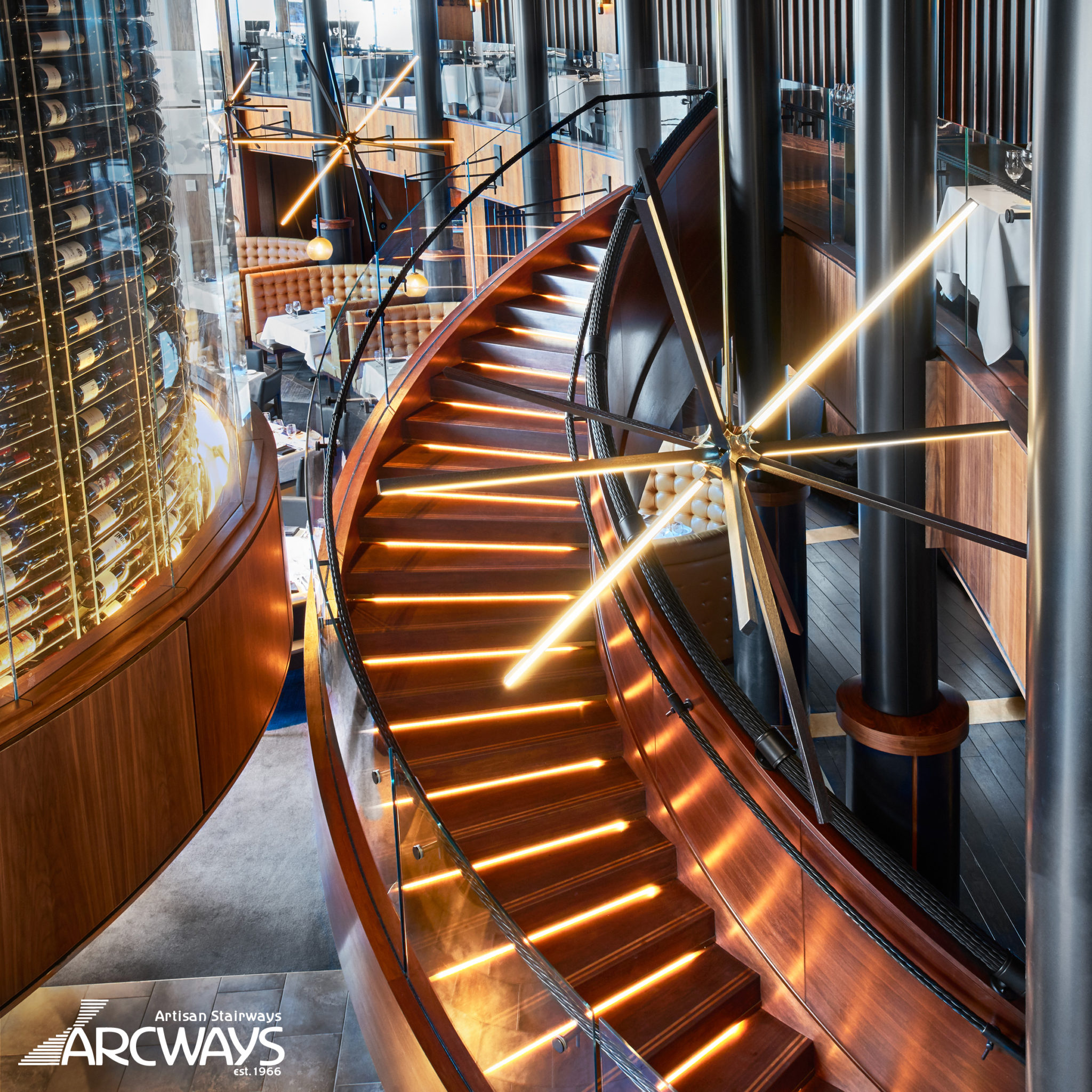Commercial Stairs: Curved, Spiral, & Straight Staircases