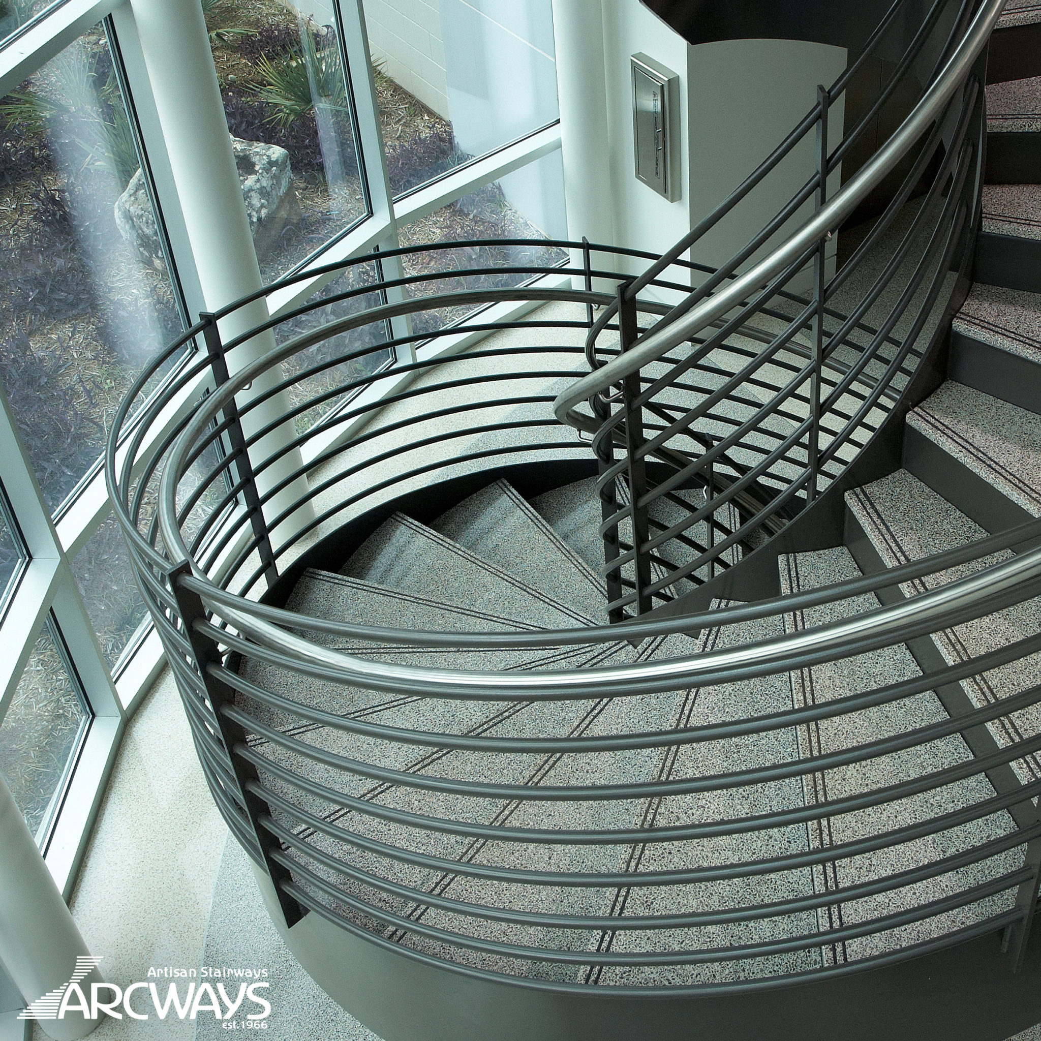 Commercial Stairs: Curved, Spiral, & Straight Staircases
