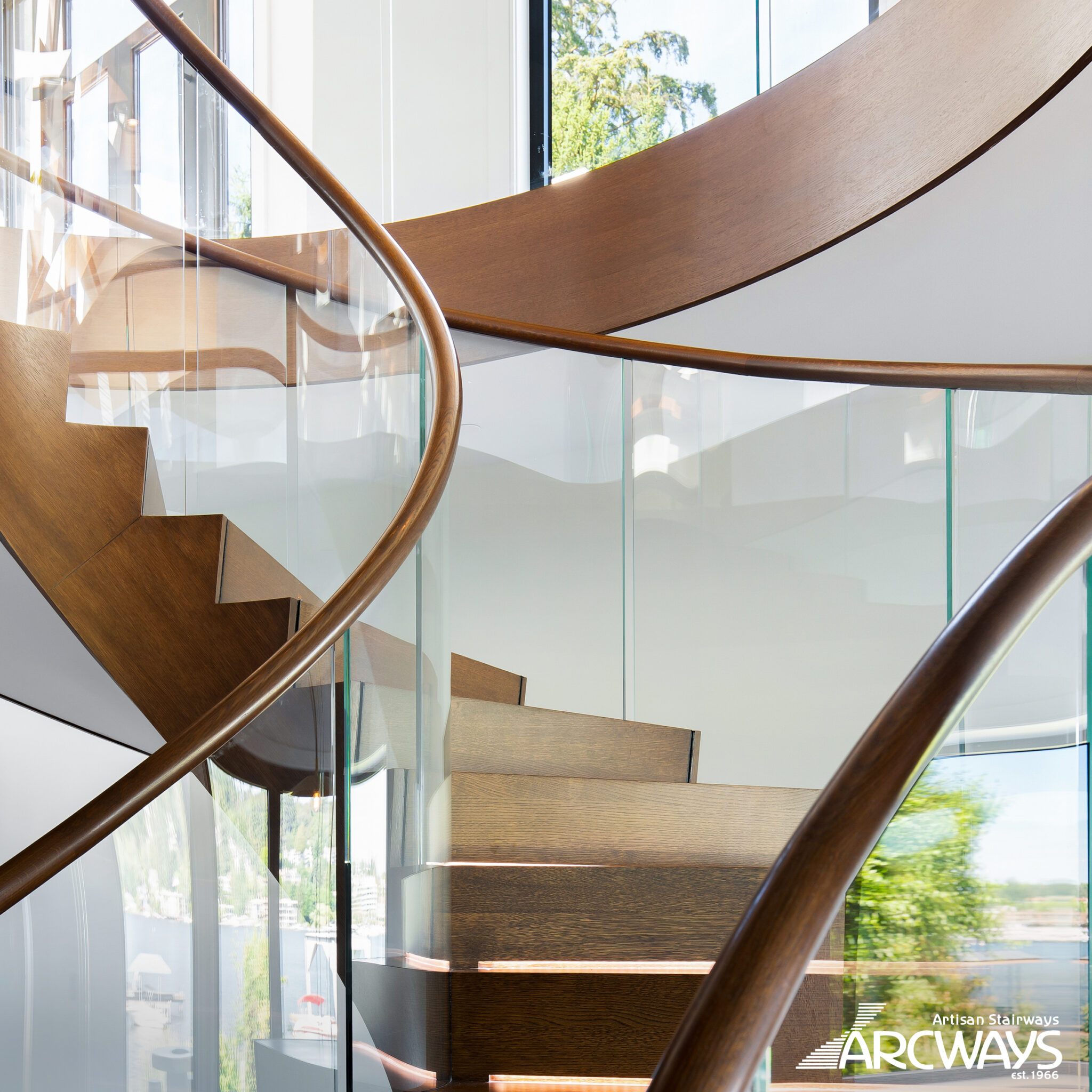Floating Stairs by Arcways: Modern Stairways with Impact