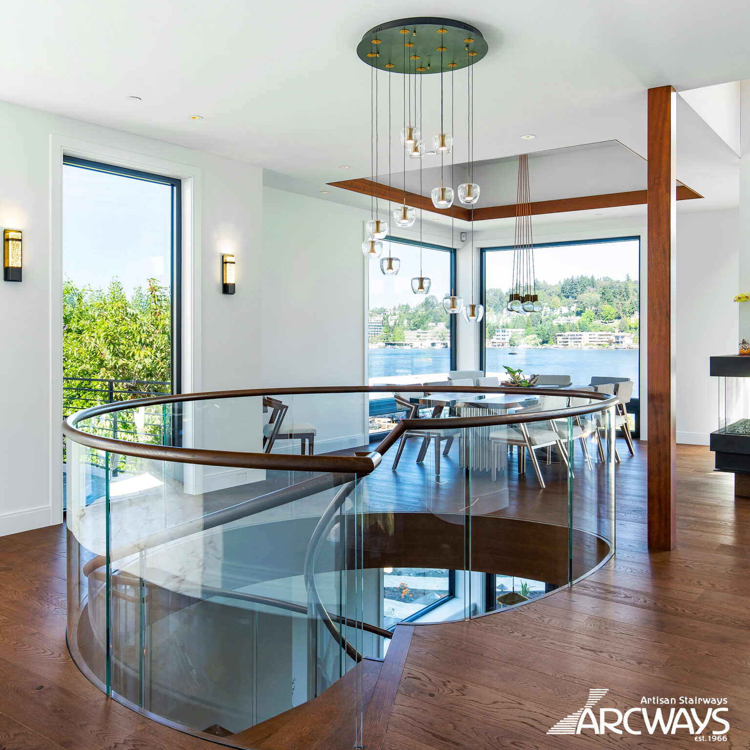 Staircases With Glass Rails - Custom Stairs by Arcways